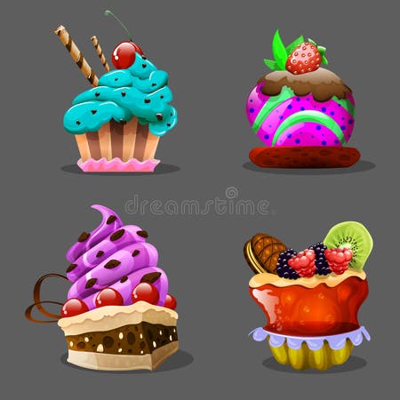 Cartoon Cupcake Stock Illustrations – 81,803 Cartoon Cupcake Stock ...