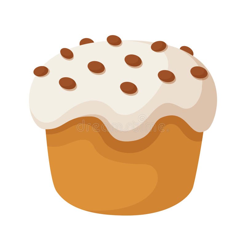 Cartoon cupcake icon stock vector. Illustration of confectionery ...