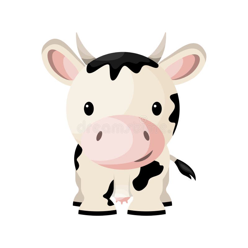 Cute Animated Baby Cow