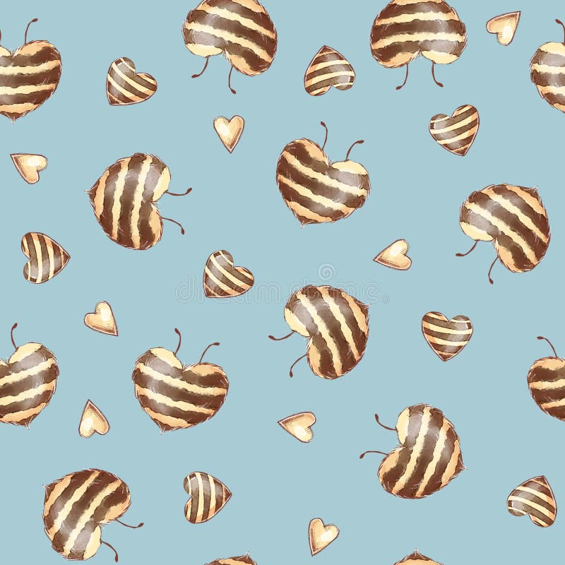 Bees and Honey, Honeycomb, Beehive Set. Watercolor Stock Illustration ...