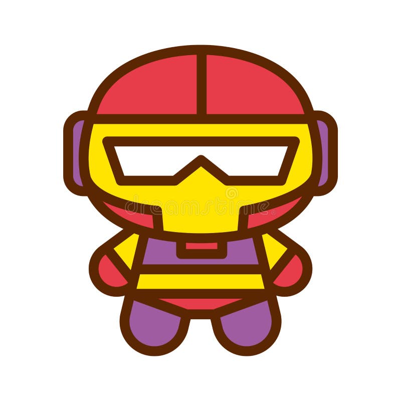 Cartoon Cute Comic Character Isolated Stock Illustration - Illustration ...