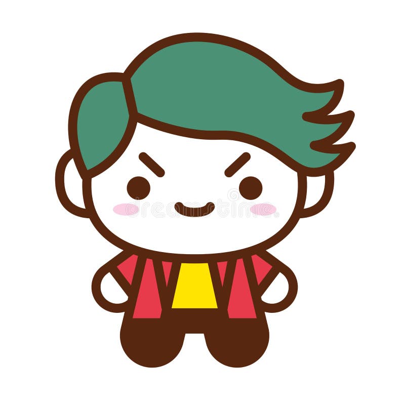 Cartoon Cute Comic Character Isolated Stock Illustration - Illustration ...