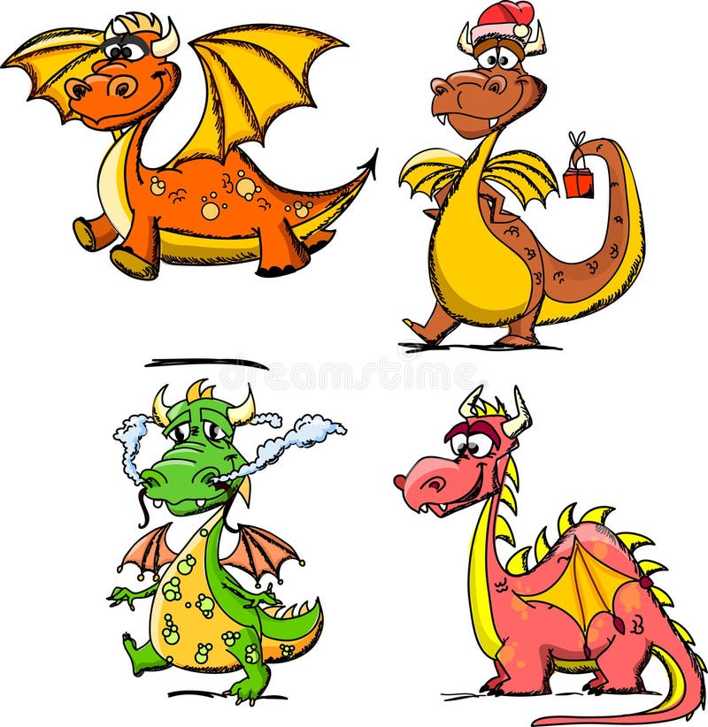 2012: Vector Happy New Year of Dragon Stock Vector - Illustration of ...