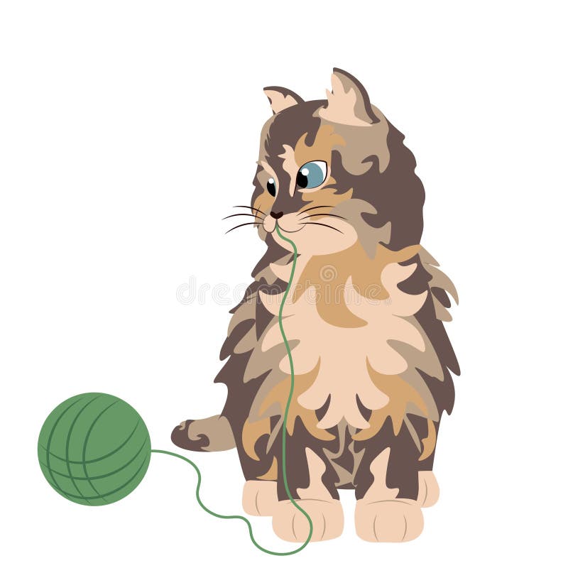 Tortoiseshell Cat Stock Illustrations – 132 Tortoiseshell Cat Stock ...