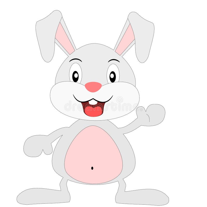 Cartoon happy bunny stock vector. Illustration of happy - 29879755 Cartoon happy bunny stock vector. Illustration of happy - 29879755