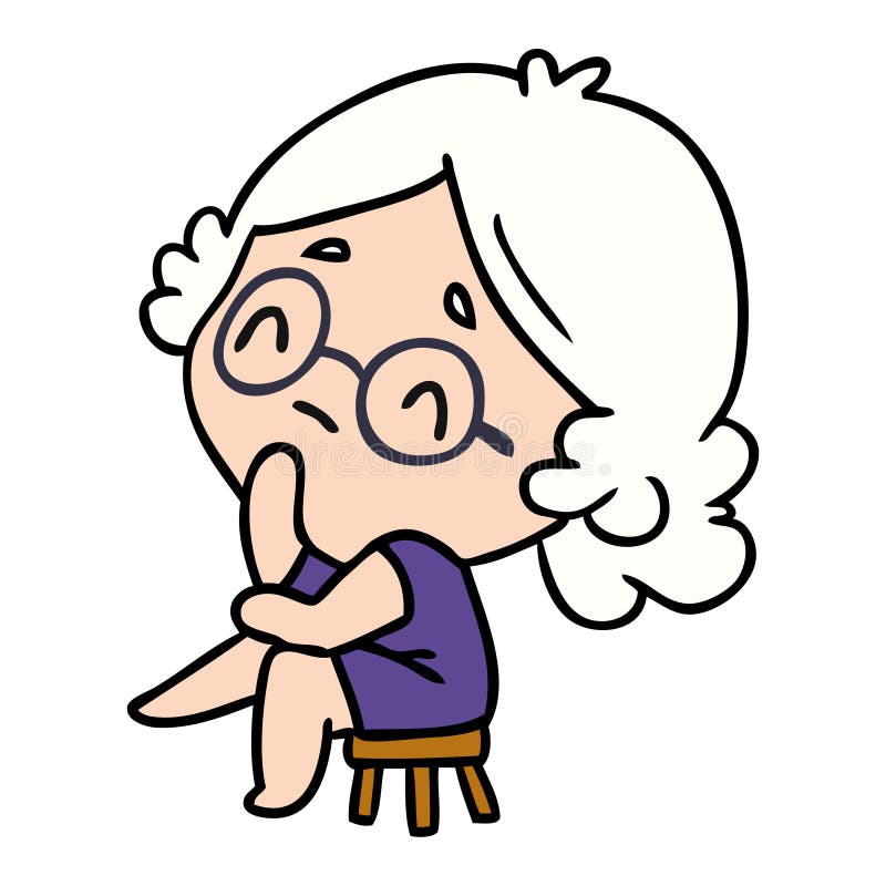 Lady Thinking Stock Illustrations – 3,962 Lady Thinking Stock ...