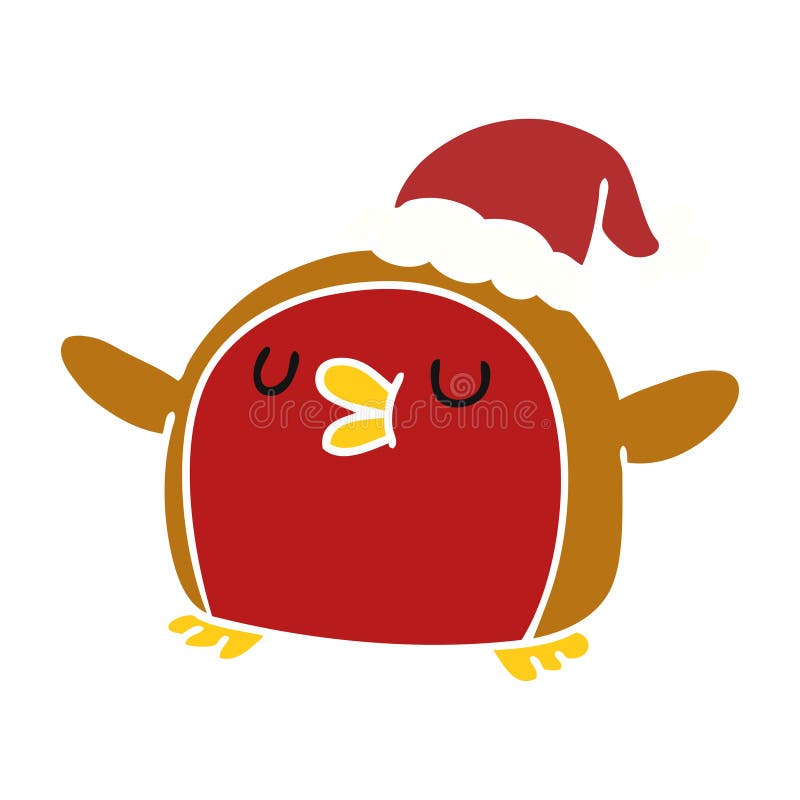 Cartoon Cute Kawaii Red Robin Stock Vector - Illustration of cute ...