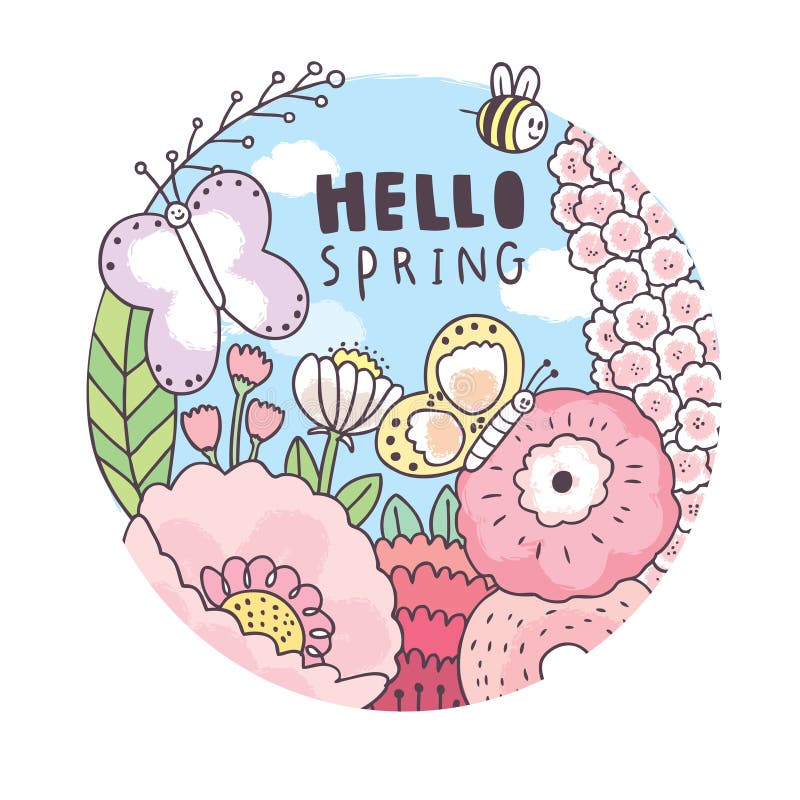 Cartoon Frame Happy Insects Stock Illustrations – 158 Cartoon Frame ...