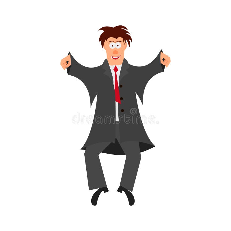 Red Ribbon Vampire Halloween Character Stock Illustration ...