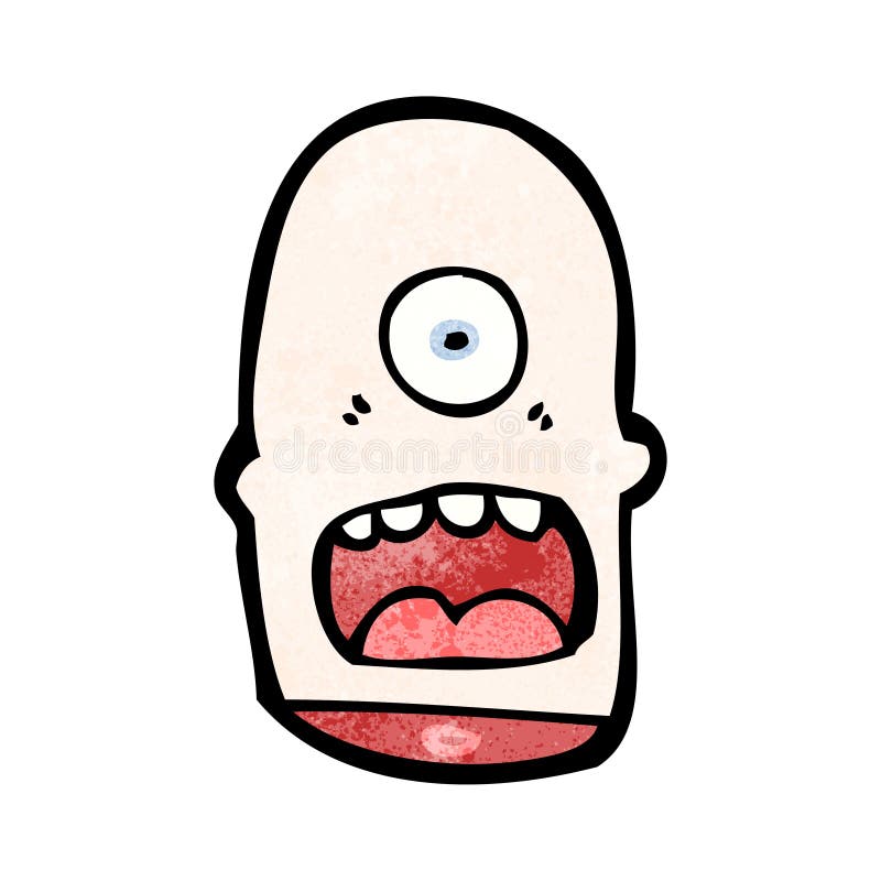 Cartoon cyclops stock vector. Illustration of cute, head - 38072209