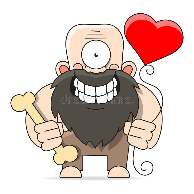 Cartoon cyclops monster stock vector. Illustration of hand - 38051314