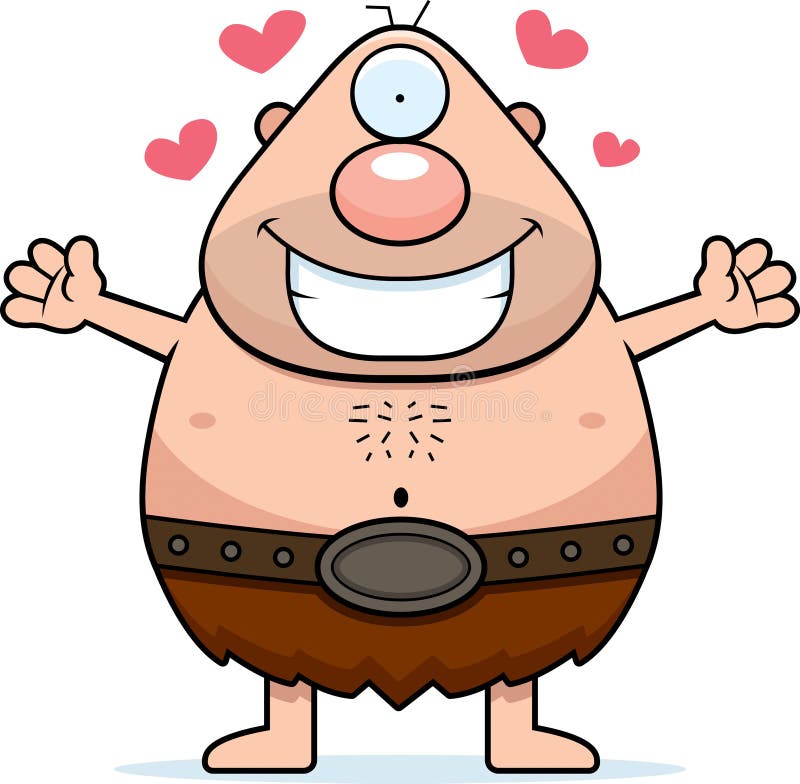 Cartoon Cyclops Idea stock vector. Illustration of graphic - 51421897