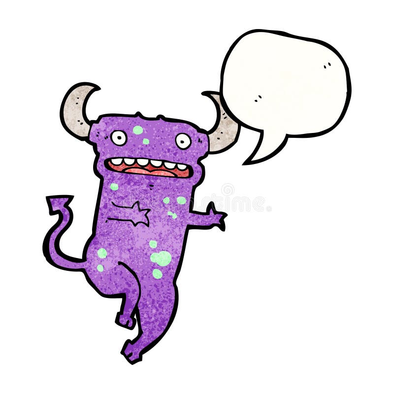 Cartoon dancing monster stock vector. Illustration of grunge - 38052043