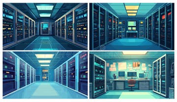 Data Center Cartoon Stock Illustrations – 3,027 Data Center Cartoon ...