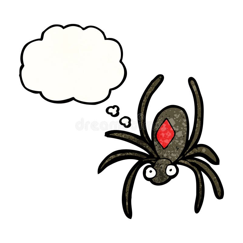 Cartoon deadly spider stock vector. Illustration of funny - 38041454