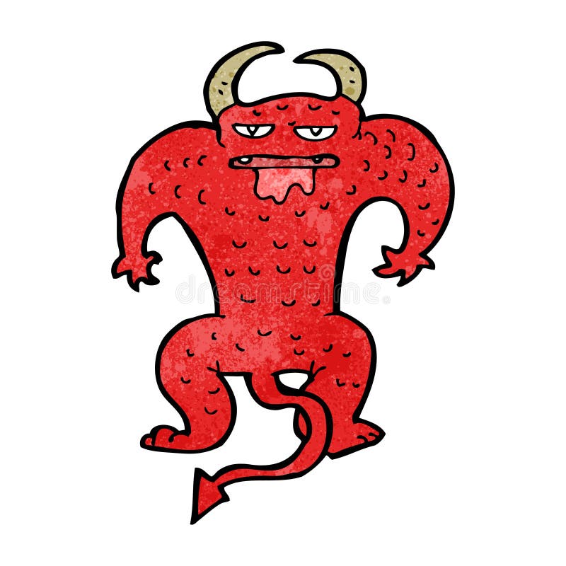 Cartoon demon stock illustration. Illustration of devil - 38071289