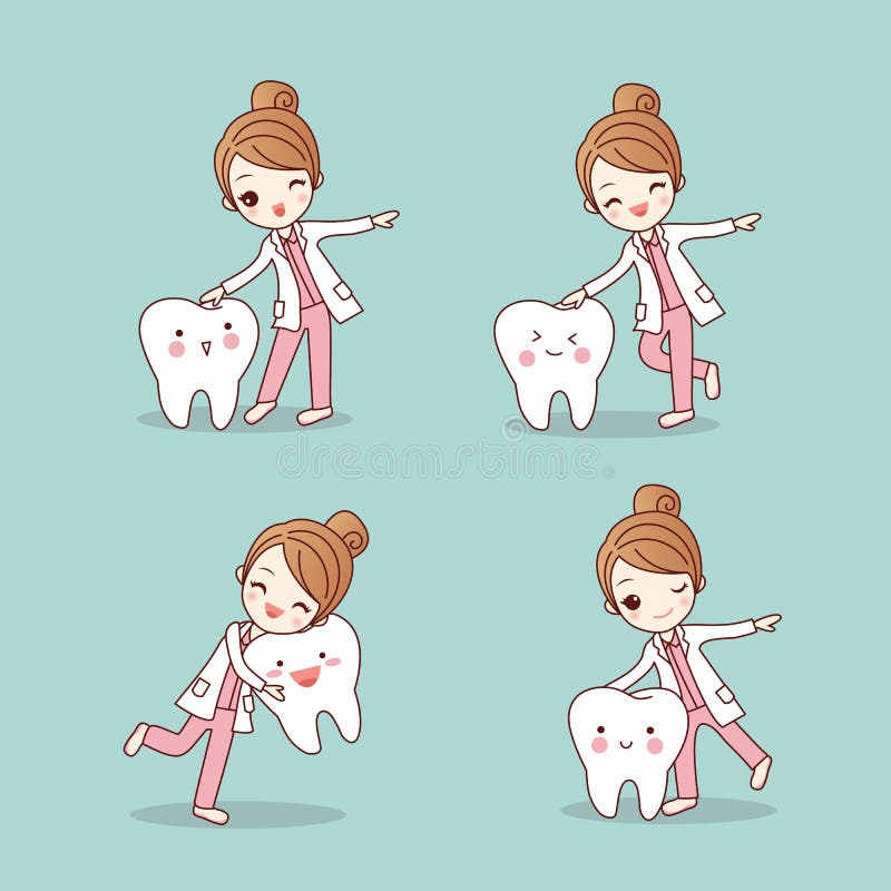 Happy Cartoon Tooth Dentist Stock Illustrations – 9,657 Happy Cartoon ...