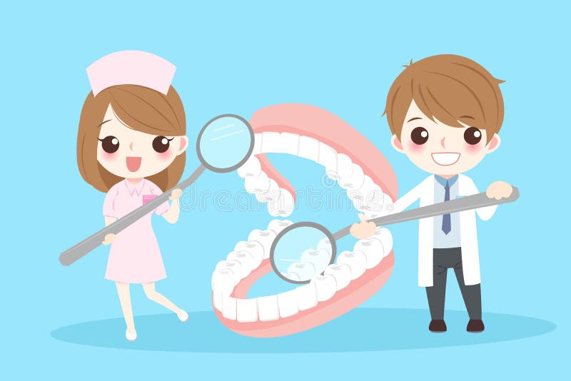 Cartoon Dentist With Tooth Ray Stock Vector - Illustration of dentist ...