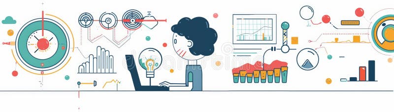 Cartoon Depicting AIdriven Financial Planning and Analysis Stock ...