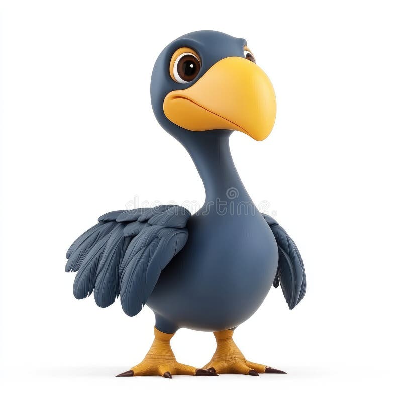 Cartoon dodo bird drawing stock vector. Illustration of doodle - 250753959