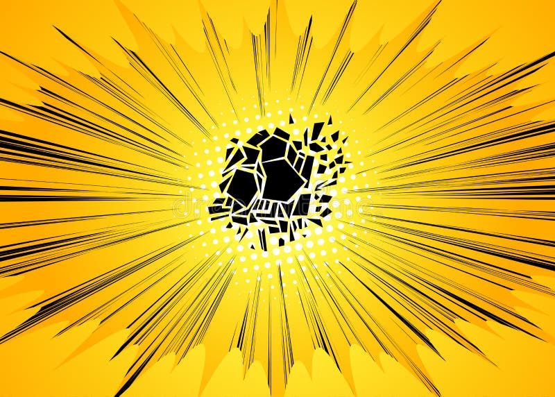 Cartoon Design Colored Background. Comic Book Backdrop. Stock Vector ...