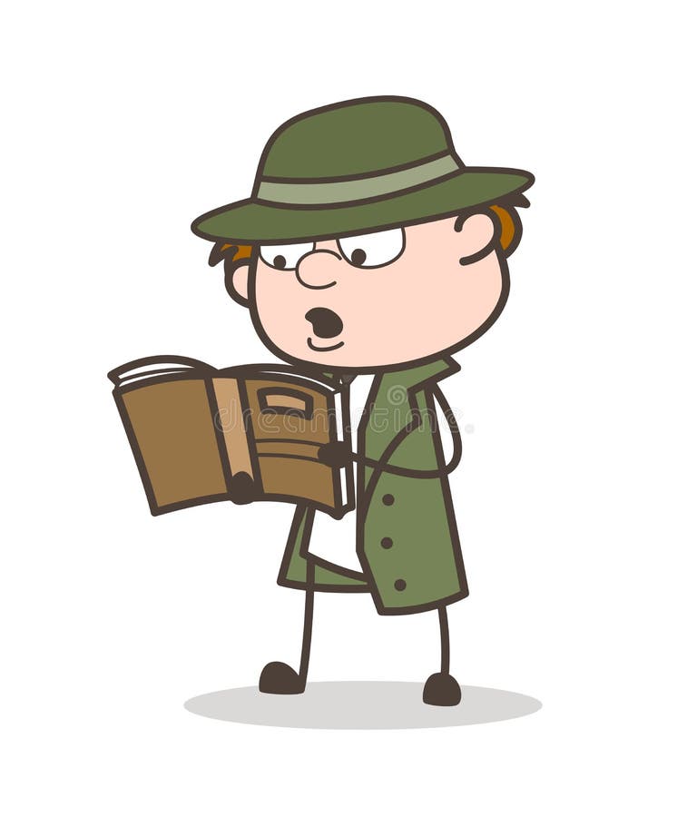 Reading Detective Clip Art