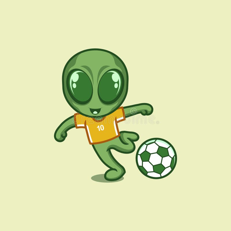 Alien Playing Soccer Stock Illustrations – 30 Alien Playing Soccer ...