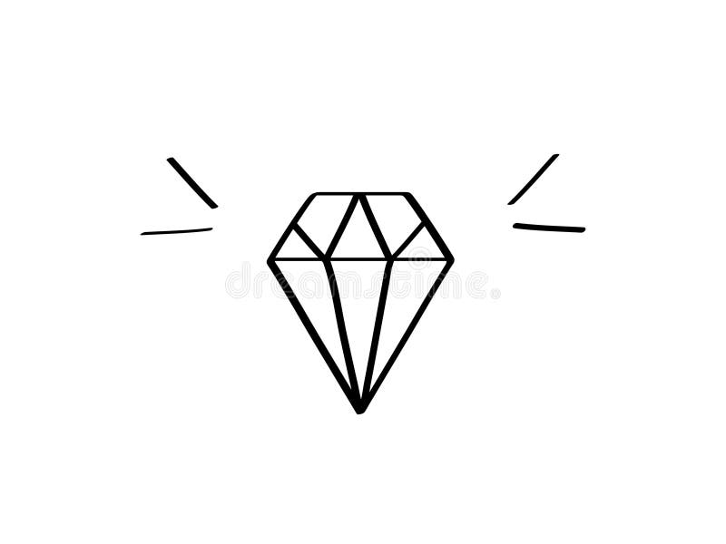 Cartoon Diamond Engagement Ring in Box Stock Vector - Illustration of ...
