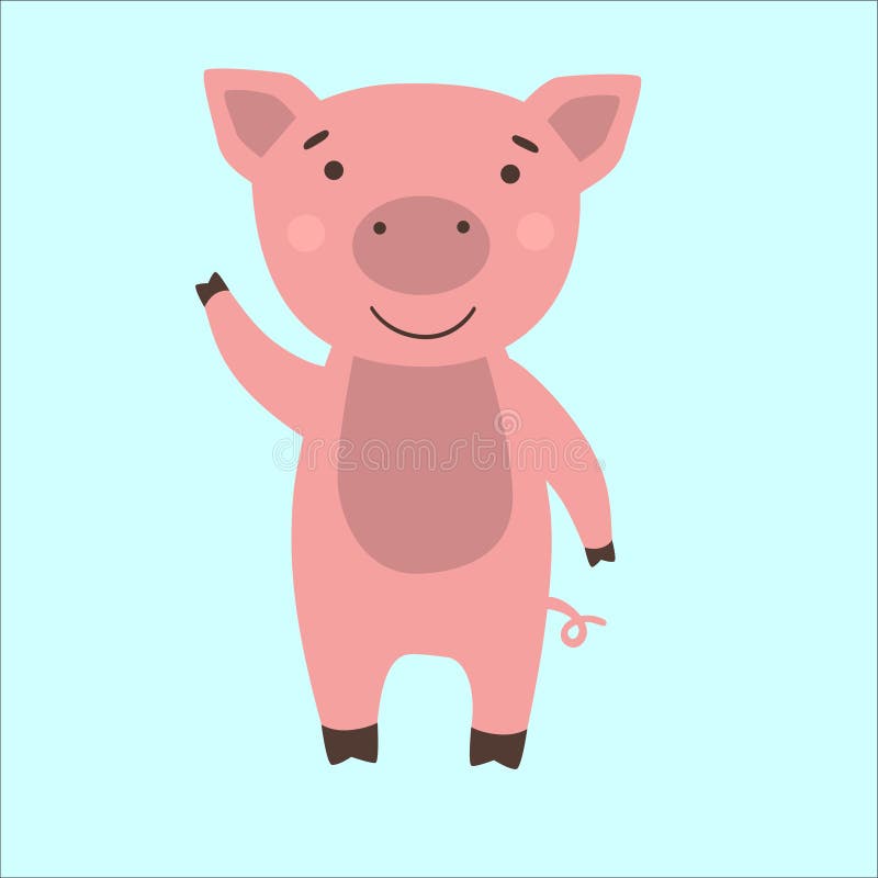 Cartoon dier blij grappig vector illustratie. Illustration of nave ...