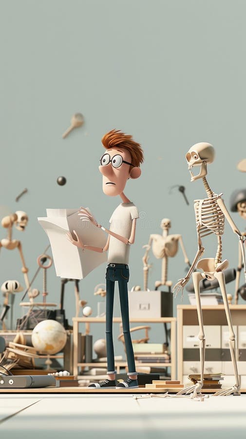 Cartoon Digital Avatars of Rigging Rob a Highly Technical Animator with ...