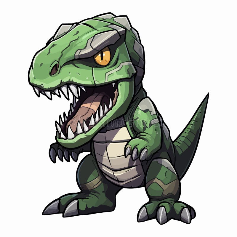 Illustration of a Tyrannosaurus Dinosaur in Vector Stock Vector ...