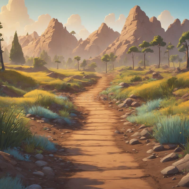 Cartoon Dirt Path, Left To Right Cartoon Dirt Path, Side To Side ...