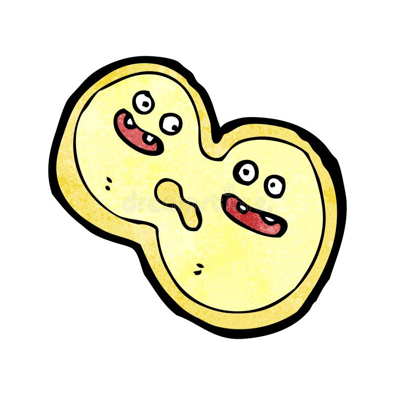 Cartoon dividing cell stock illustration. Illustration of doodle - 38073680