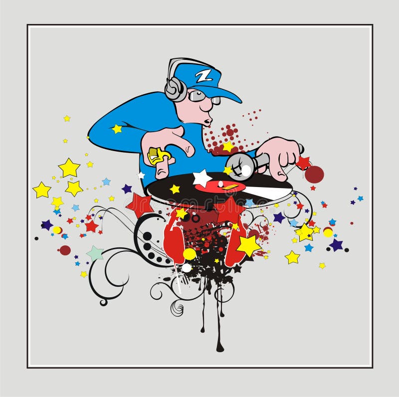 Frame with chef and book stock illustration. Illustration of draw ...