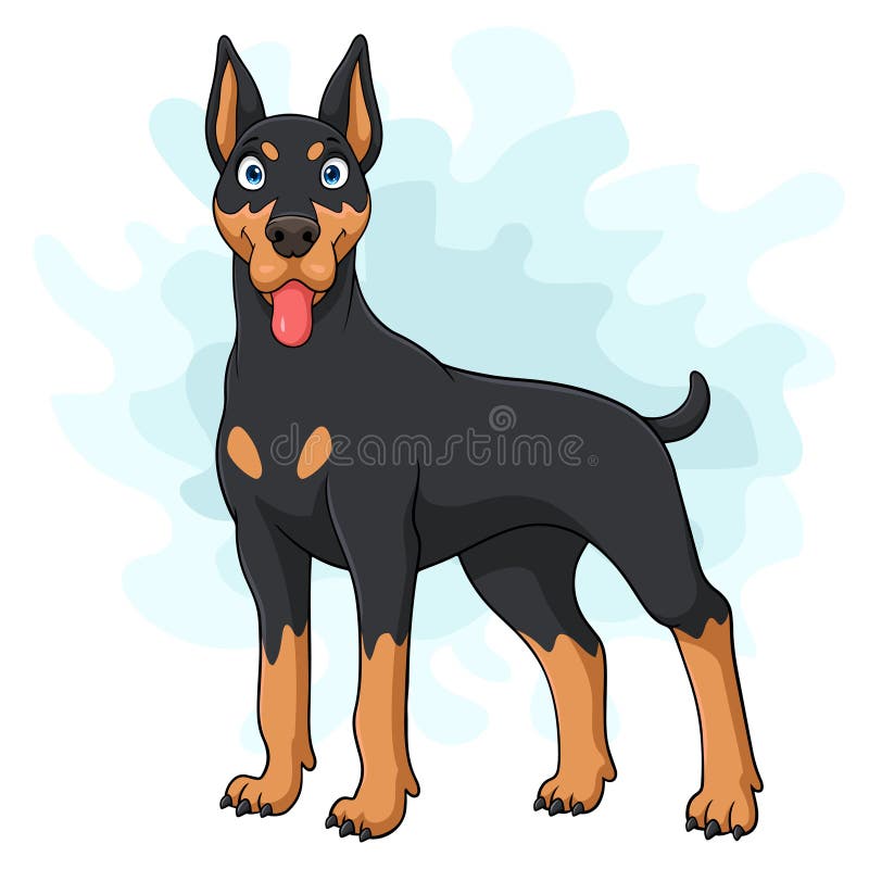 Doberman Dog Cartoon Stock Illustrations – 3,533 Doberman Dog Cartoon ...