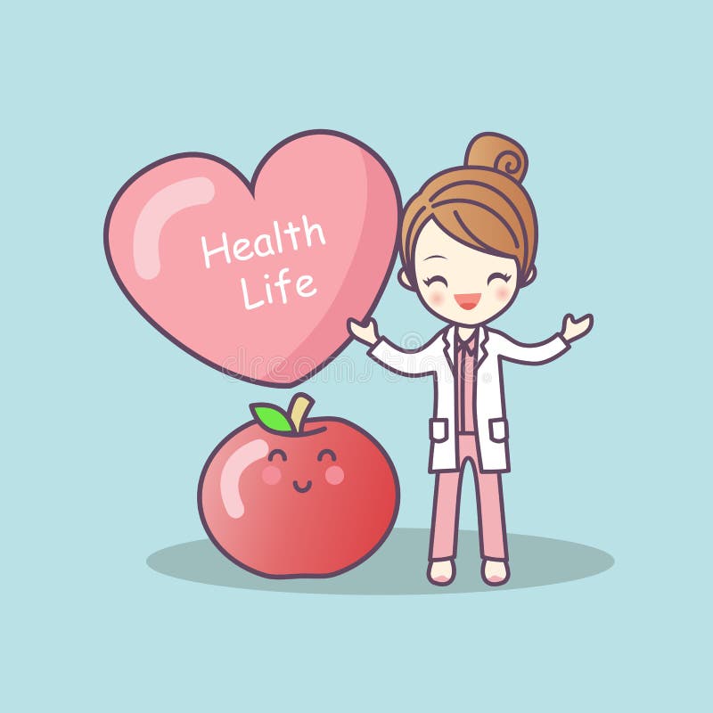 Cartoon Doctor Apple Stock Illustrations – 696 Cartoon Doctor Apple ...