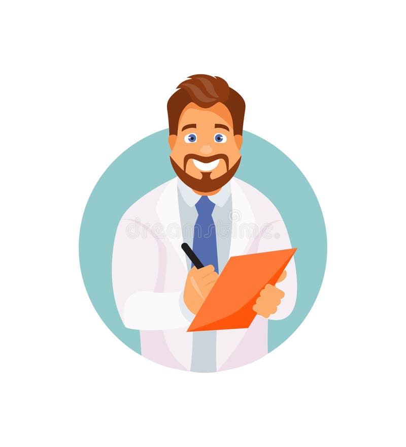 Cartoon doctor vector stock vector. Illustration of surgeon - 124774117