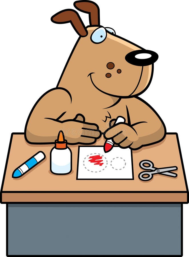 Dog Arts Crafts Stock Illustrations – 17 Dog Arts Crafts Stock ...