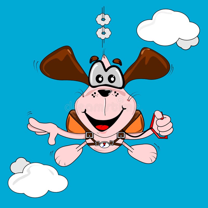 Cartoon Dog Freefall Stock Illustrations – 4 Cartoon Dog Freefall Stock ...