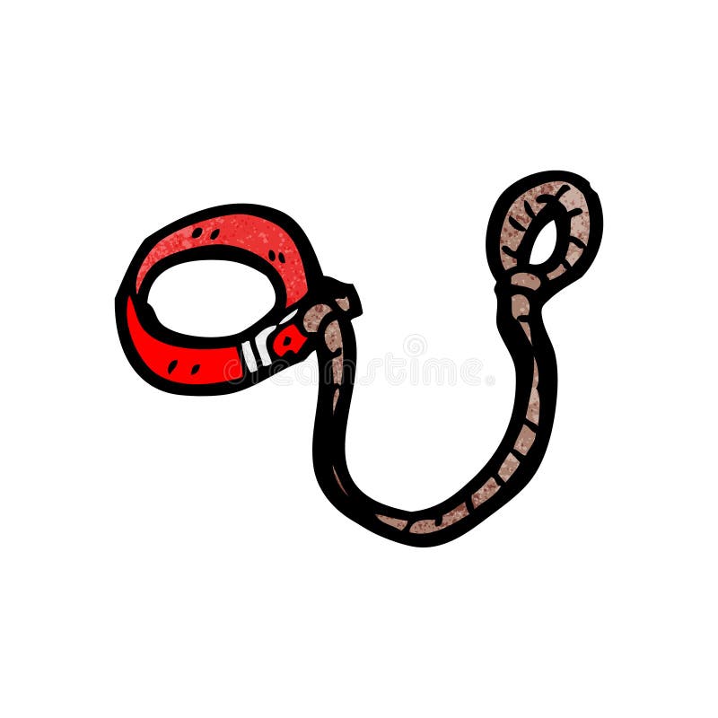 Cartoon dog lead stock vector. Illustration of grunge - 38052065