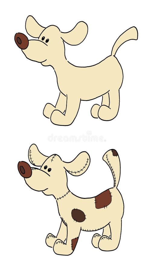 Cartoon dogs stock illustration. Illustration of canine - 10302937
