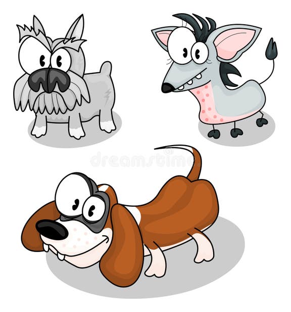Cartoon Three Dogs Stock Illustrations – 1,110 Cartoon Three Dogs Stock ...