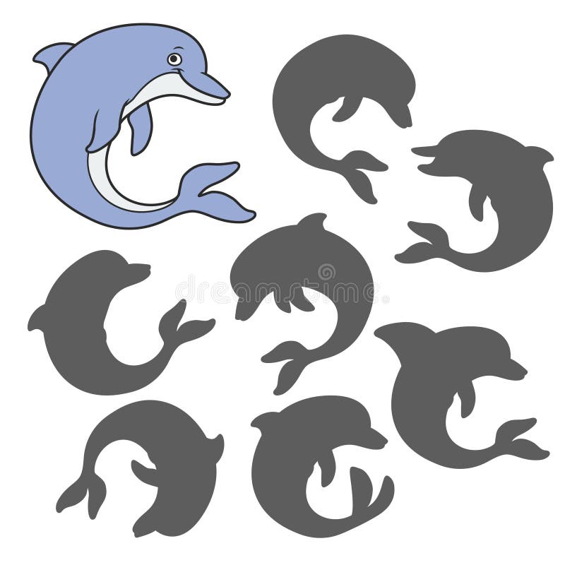 Shadow Dolphin Stock Illustrations – 705 Shadow Dolphin Stock ...