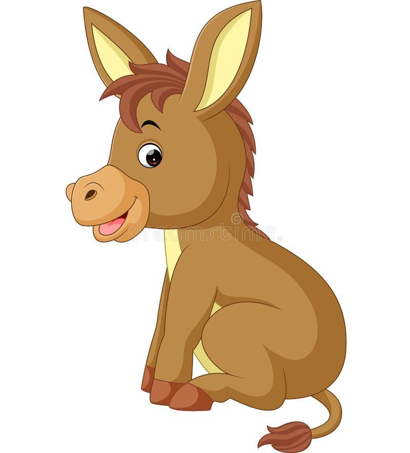 Cartoon Donkey Mule Stock Illustrations – 492 Cartoon Donkey Mule Stock ...