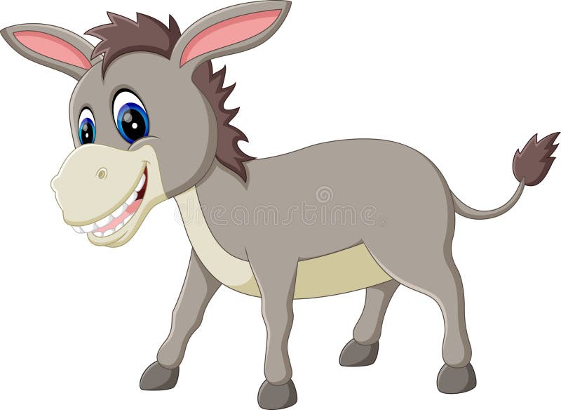 Cartoon Donkey Mule Stock Illustrations – 2,760 Cartoon Donkey Mule ...