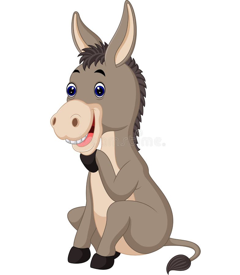 Cartoon Donkey Mule Stock Illustrations – 1,136 Cartoon Donkey Mule ...