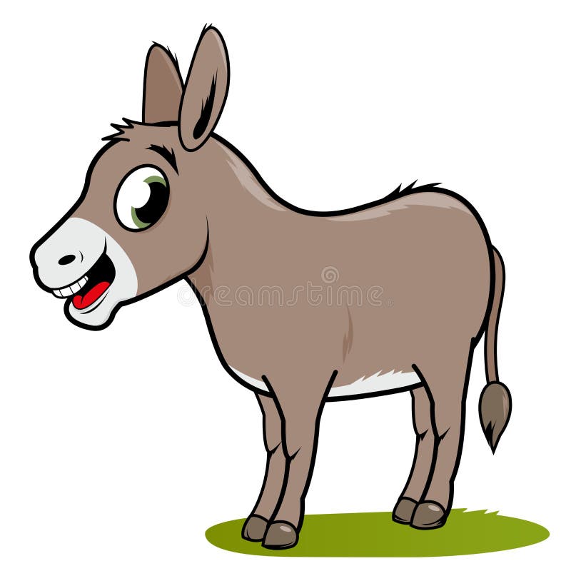 Cartoon Donkey Mule Stock Illustrations – 1,136 Cartoon Donkey Mule ...