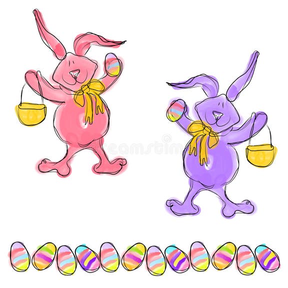 Dancing Bunny Clipart Stock Illustrations – 294 Dancing Bunny Clipart ...