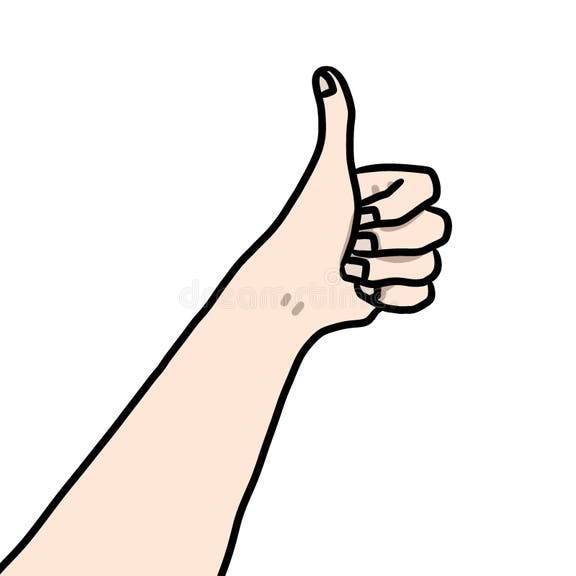 Cartoon Doodle Hand Gestures Stock Illustration - Illustration of ...