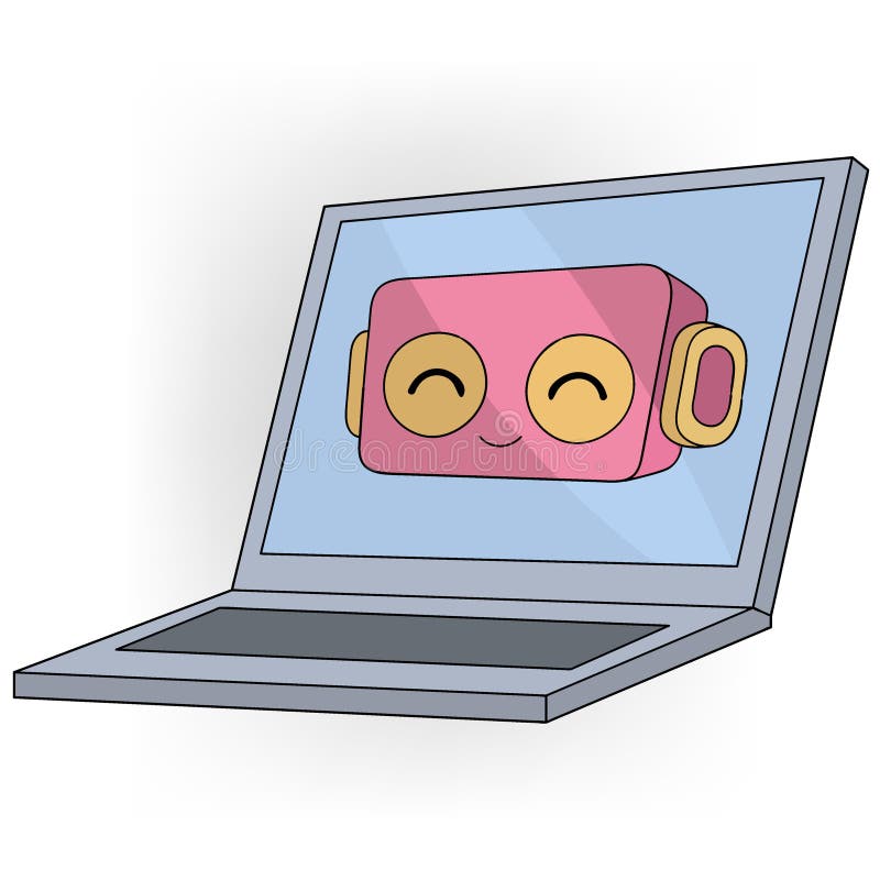 Cartoon Doodle Illustration of Artificial Intelligence Has Been ...